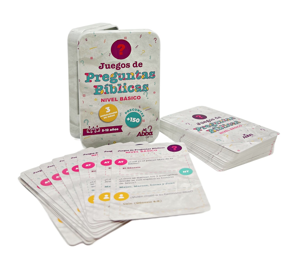 Juegos De Preguntas Bíblicas Nivel Básico | Librería Bisel